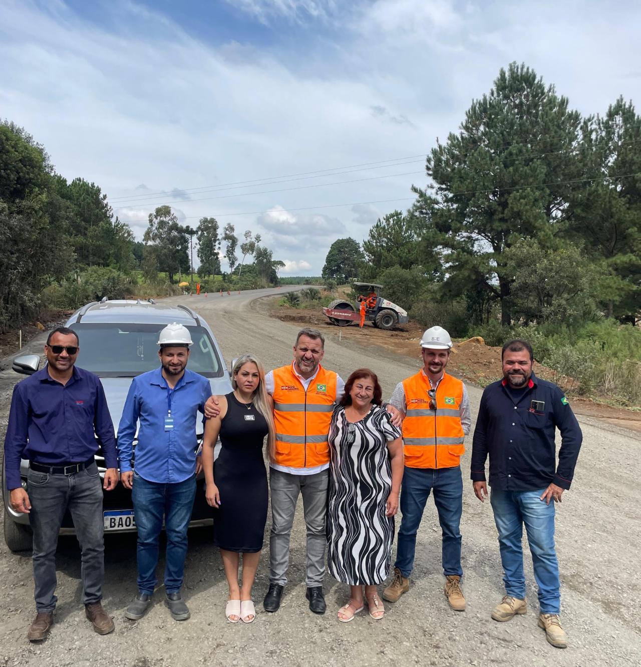 Avançam as obras de revitalização da SC-120 entre Curitibanos e Lebon ...