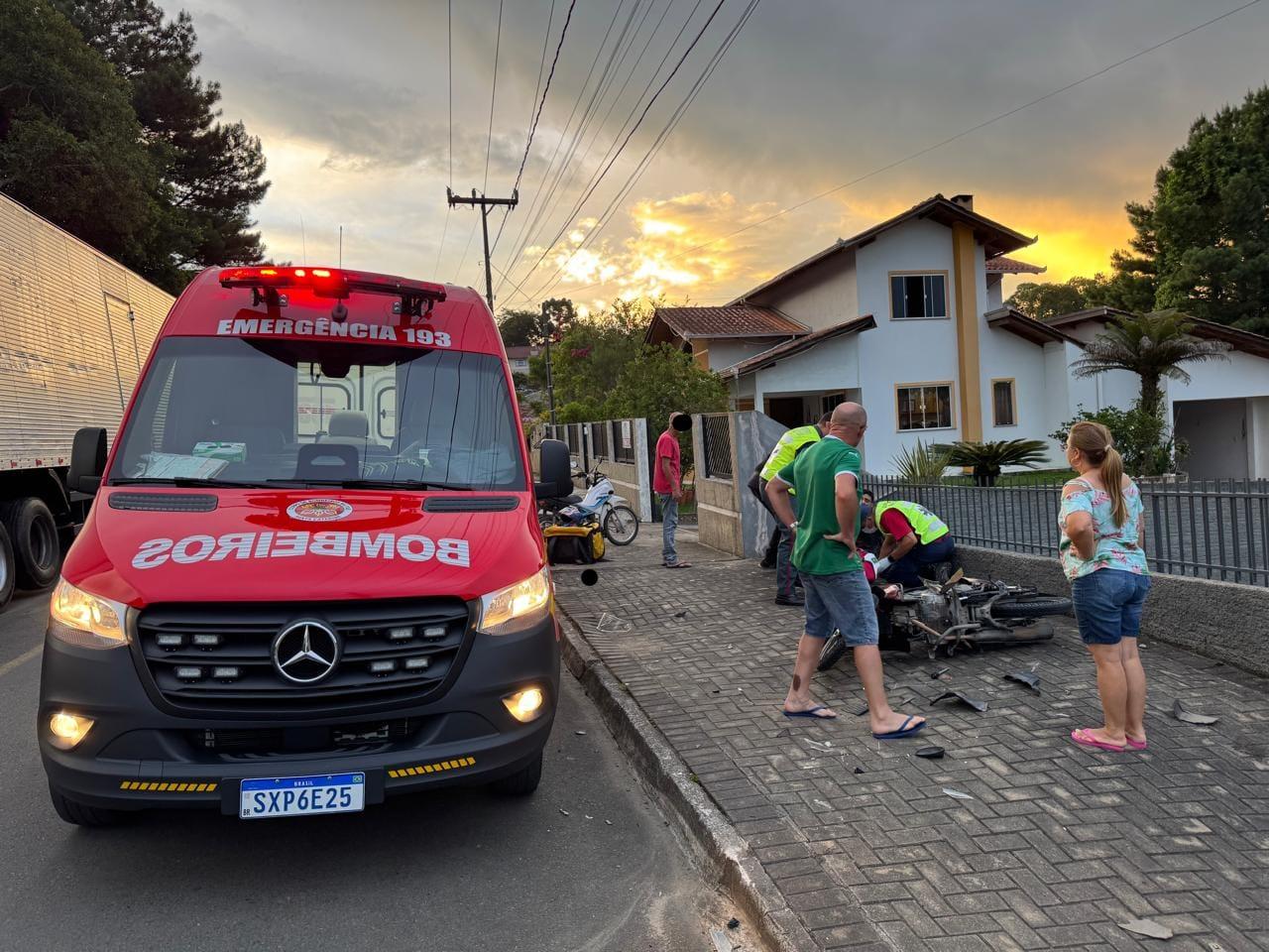 Adolescente sofre ferimentos graves após acidente no Mato Preto ...